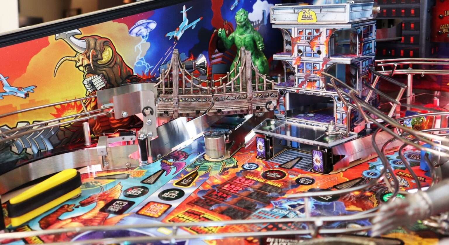 Godzilla – Sculpted Bridge Set – RS-Pinball
